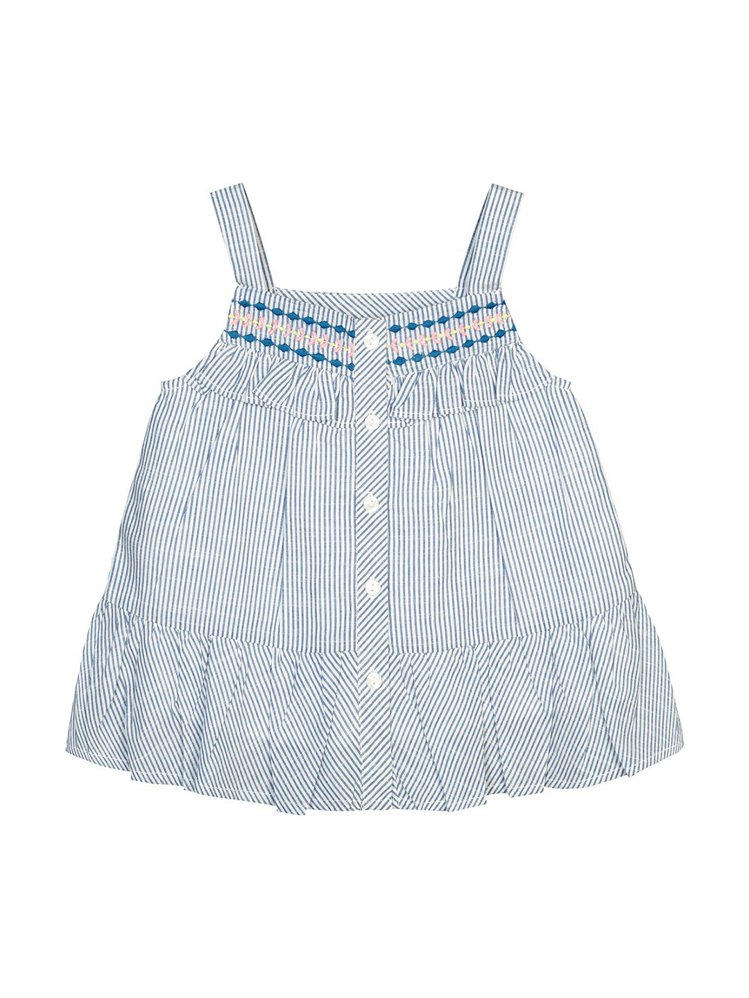 Buy Budding Bees Blue Checked Top - Tops for Girls 18329260 | Myntra