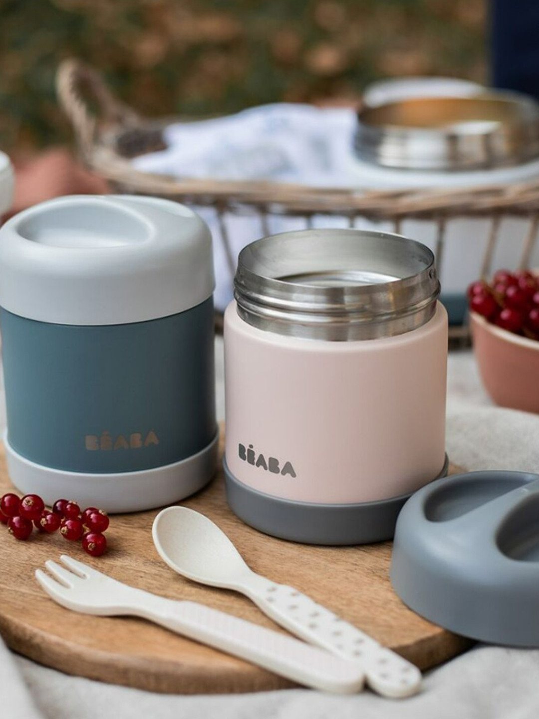 Buy BEABA Green Stainless Steel Isothermal Food Container 300 Ml - Baby ...