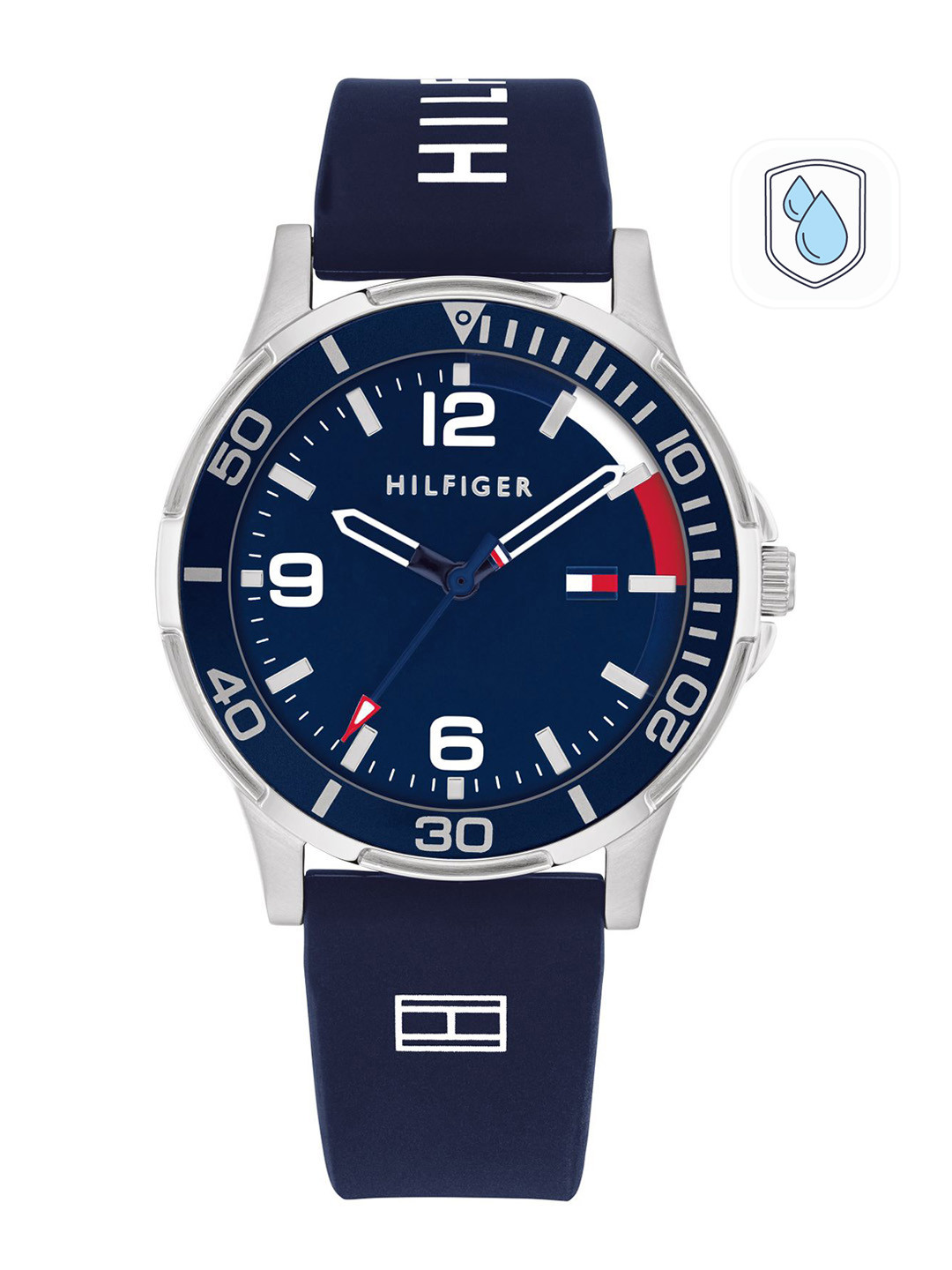 Buy Tommy Hilfiger Men Dial & Blue Straps Analogue Watch TH1720016W ...