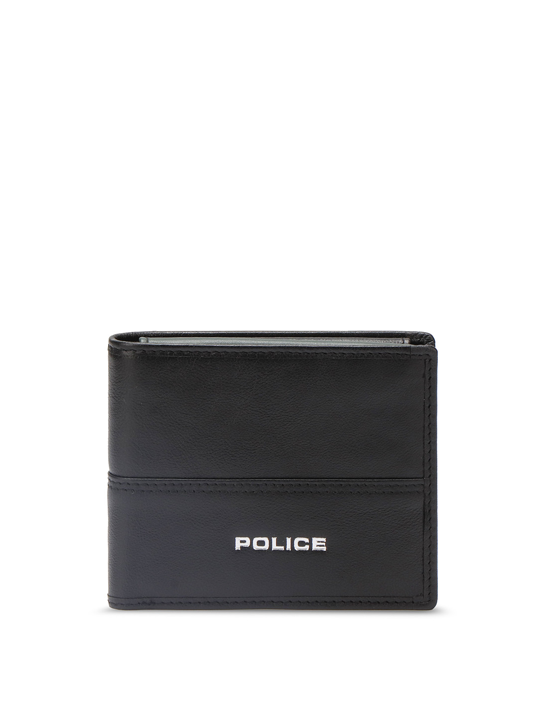 Buy Police Black Leather Two Fold Wallet - Wallets for Unisex 18368664 ...