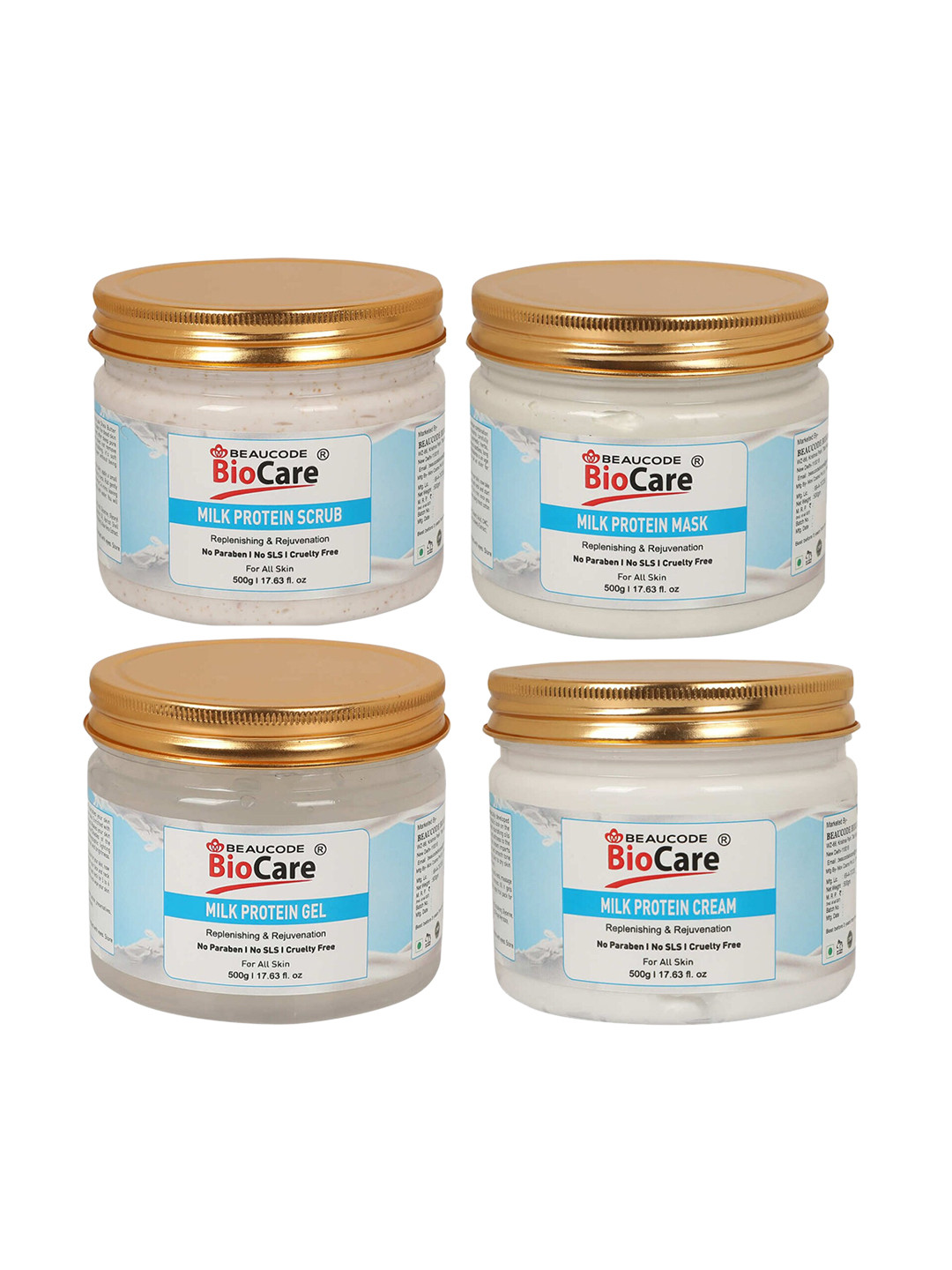Buy BEAUCODE BIOCARE Milk Protein Facial Kit 500 G Each - Facial Kit ...