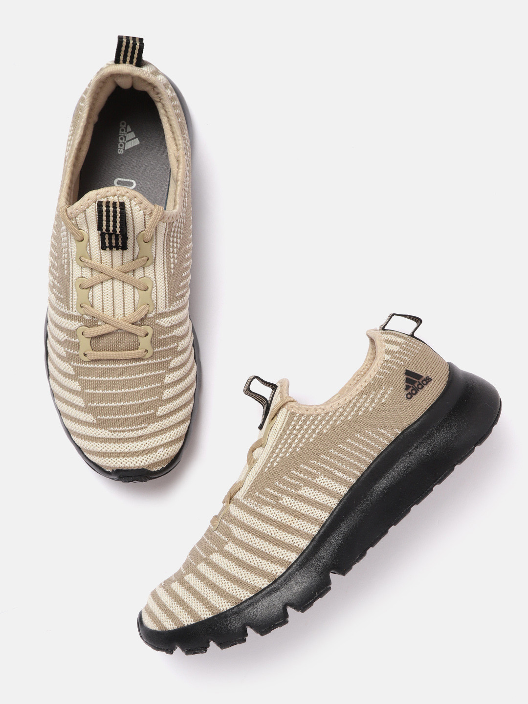 Buy ADIDAS Men Beige Woven Design StrutHunt Walking Shoes - Sports ...