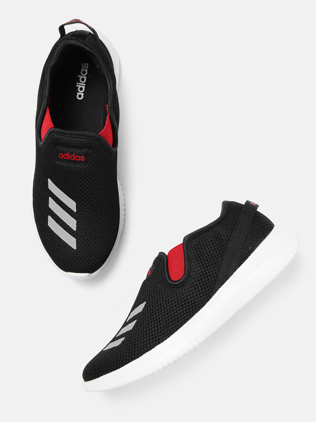 Buy ADIDAS Men Black Woven Design Prizmo Running Shoes - Sports Shoes ...