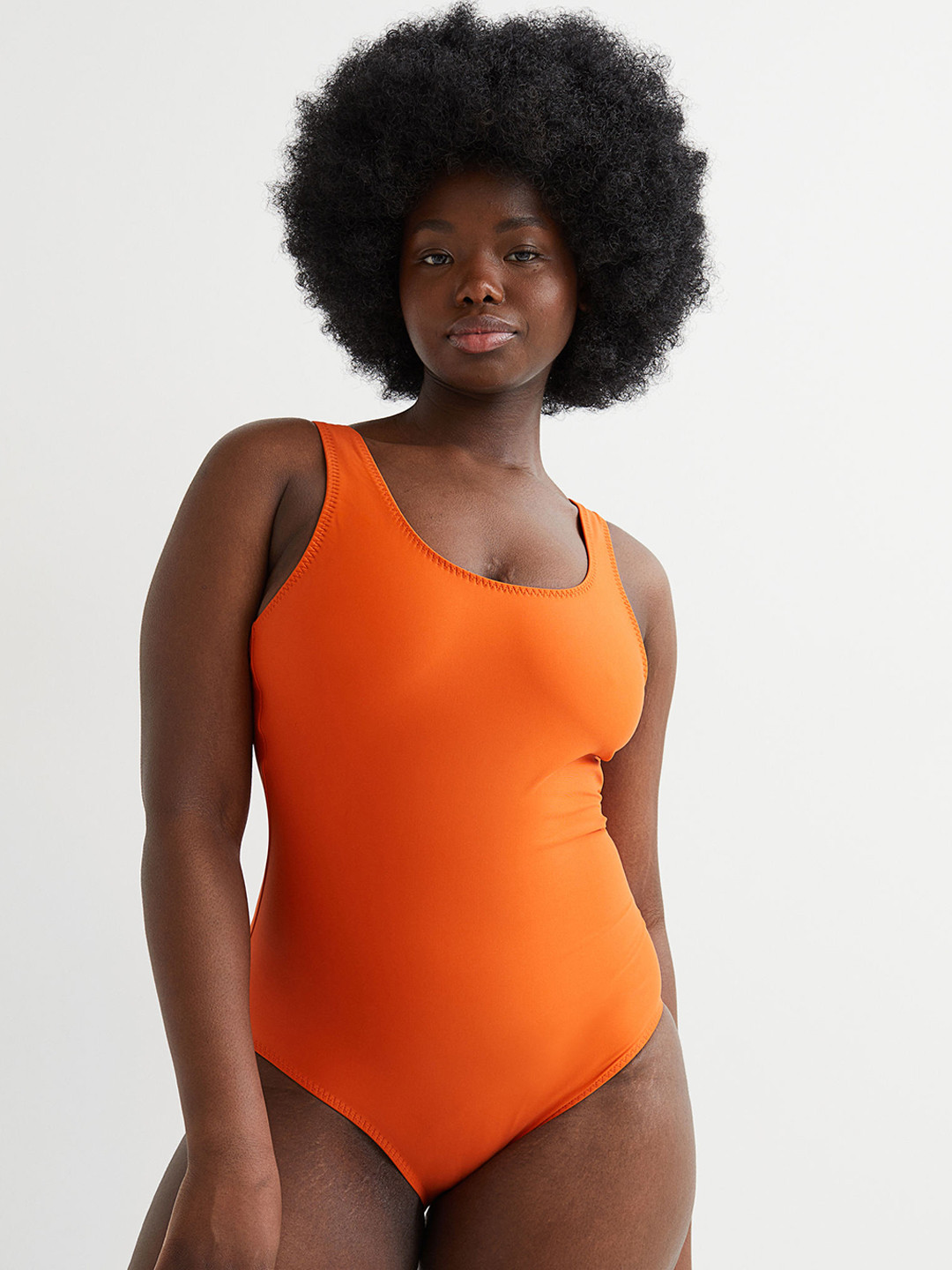 Buy H&M Women Orange Sports Swimsuit - Swimwear for Women 18376888 | Myntra