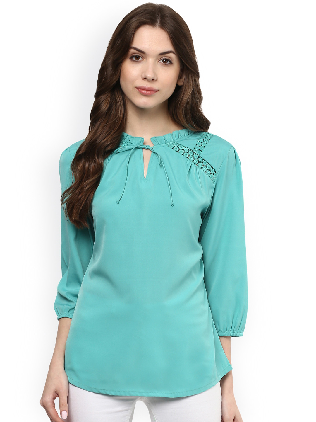 Buy Citrine Turquoise Blue Top - Tops for Women 1837736 | Myntra