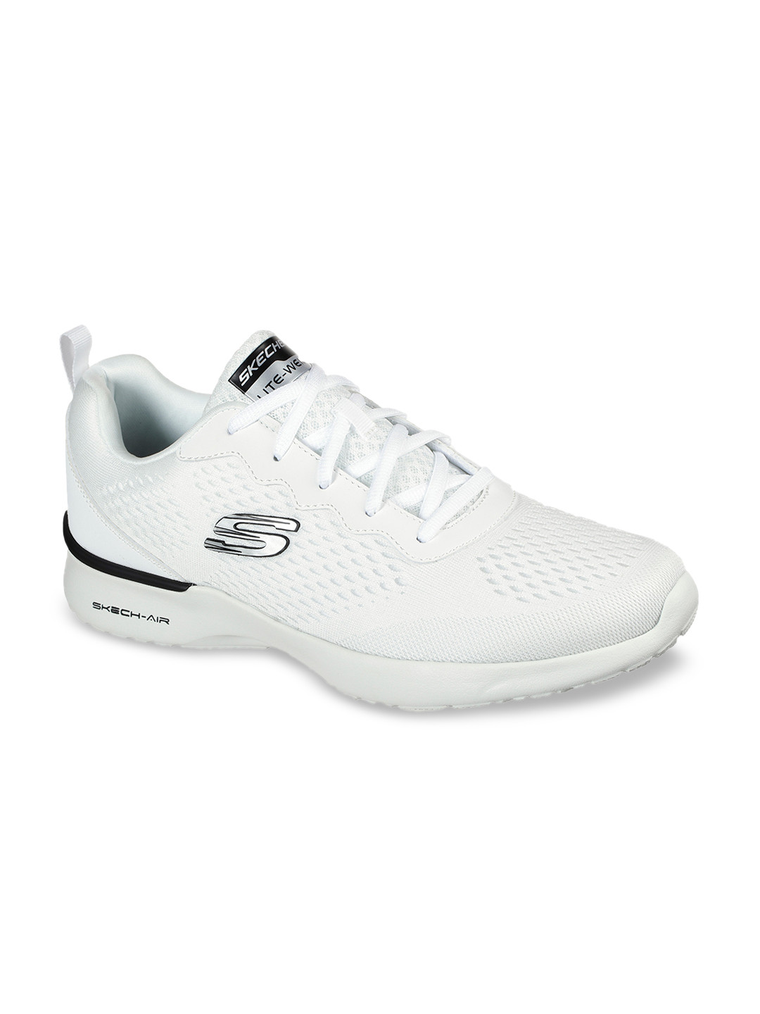 Buy Skechers Men White Perforations Sneakers - Casual Shoes for Men ...