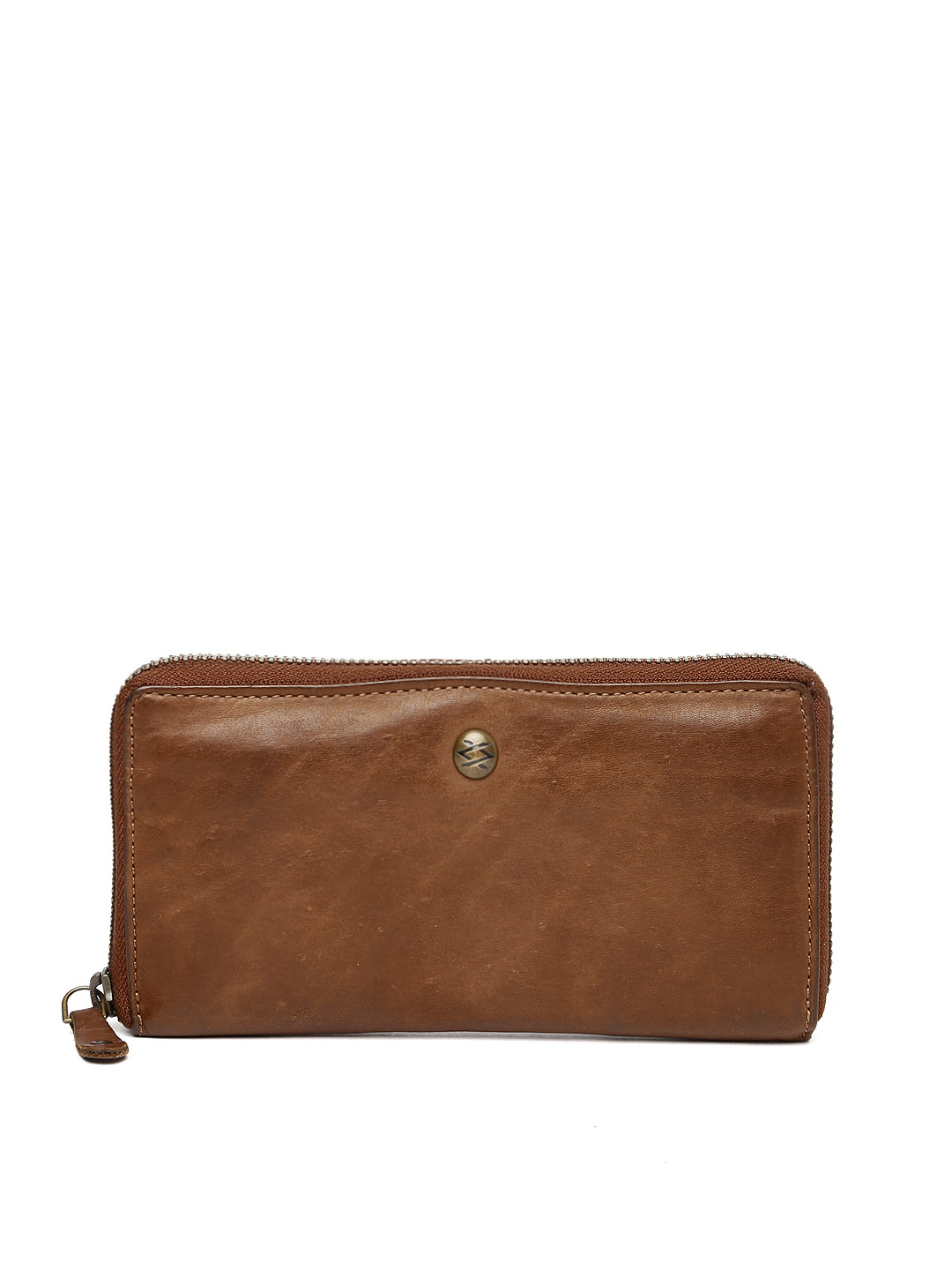 Buy KOMPANERO Women Brown Leather Wallet - Wallets for Women 1839377 ...