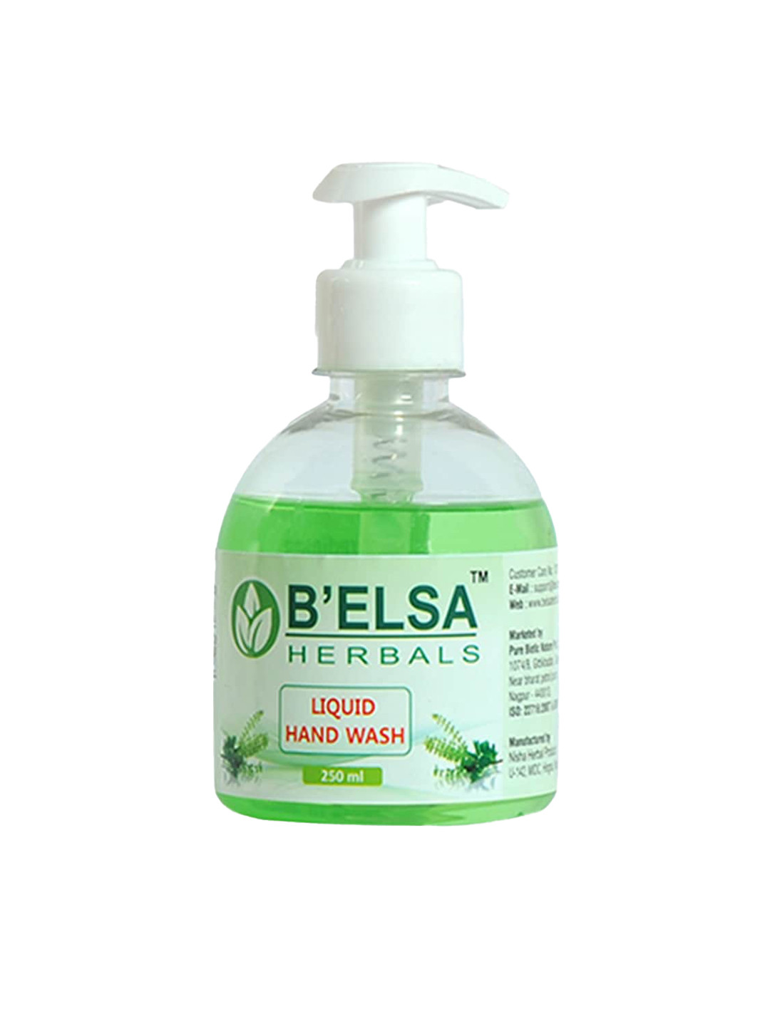 Buy B'ELSA HERBAL Antibacterial Tulsi Liquid Hand Wash 250 Ml - Hand ...