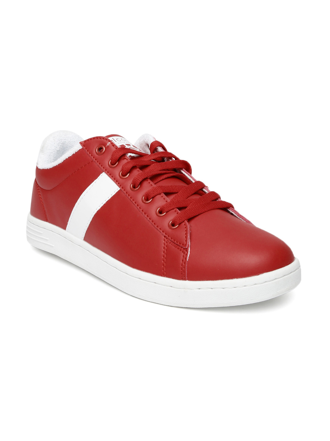 Buy ALCOTT Men Red Scarpa Basica Sneakers - Casual Shoes for Men ...