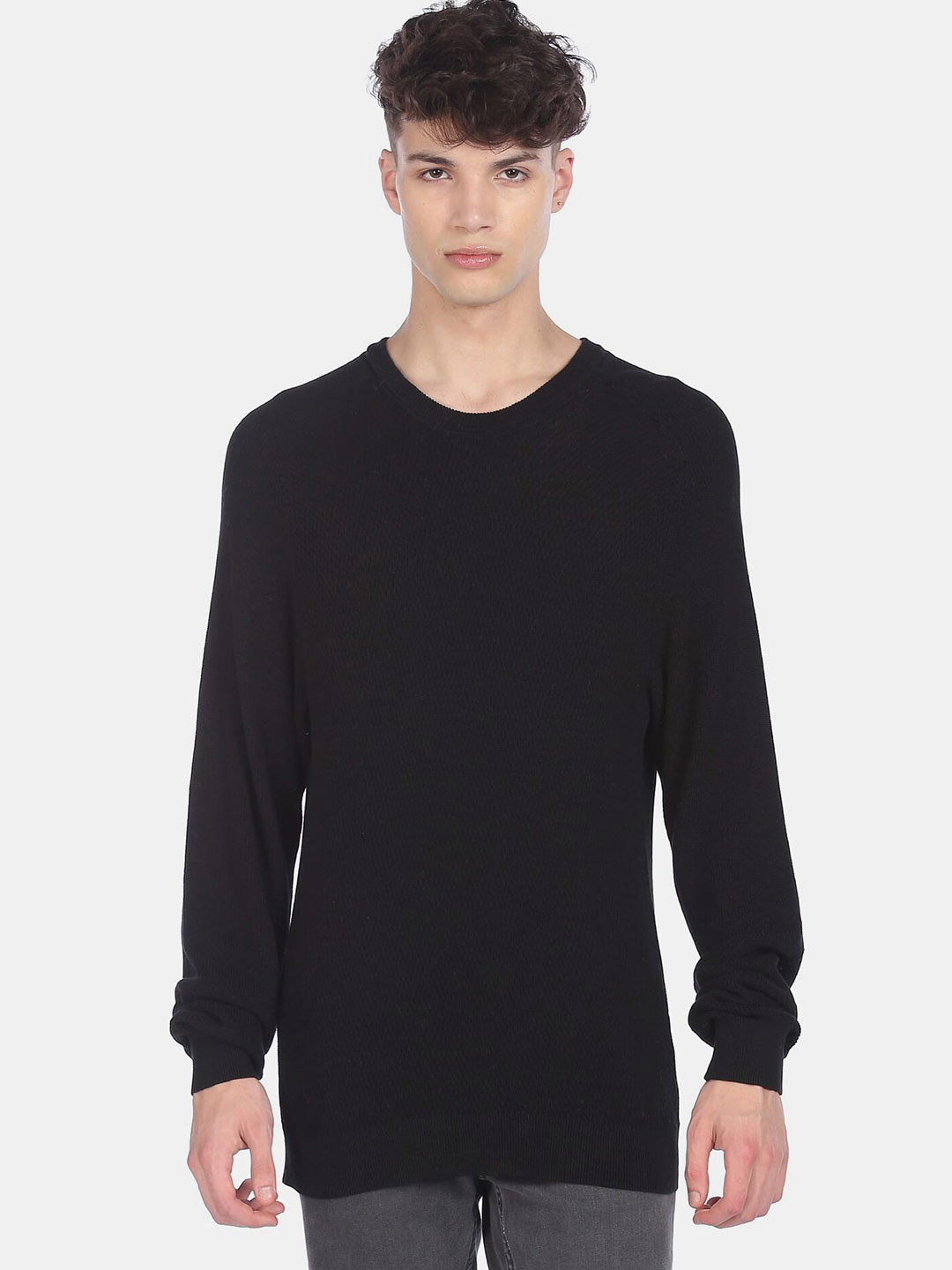 Buy Arrow Sport Men Black Sweaters - Sweaters for Men 18412872 | Myntra