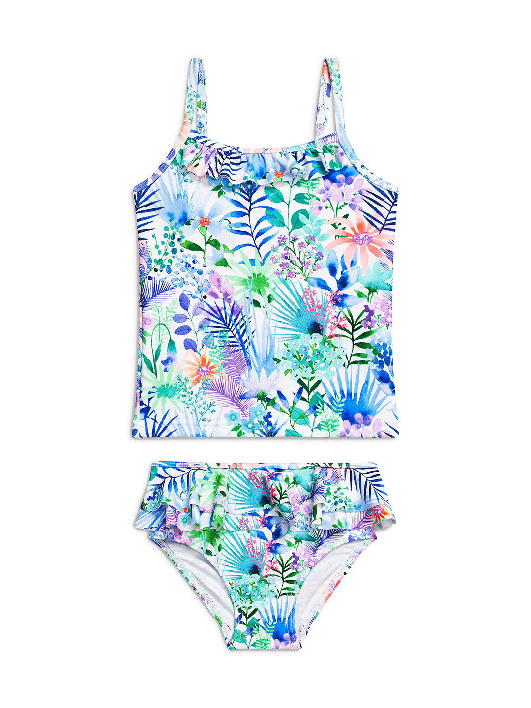 Buy Next Girls Blue Floral Print Swimwear 6603699473017335342 ...