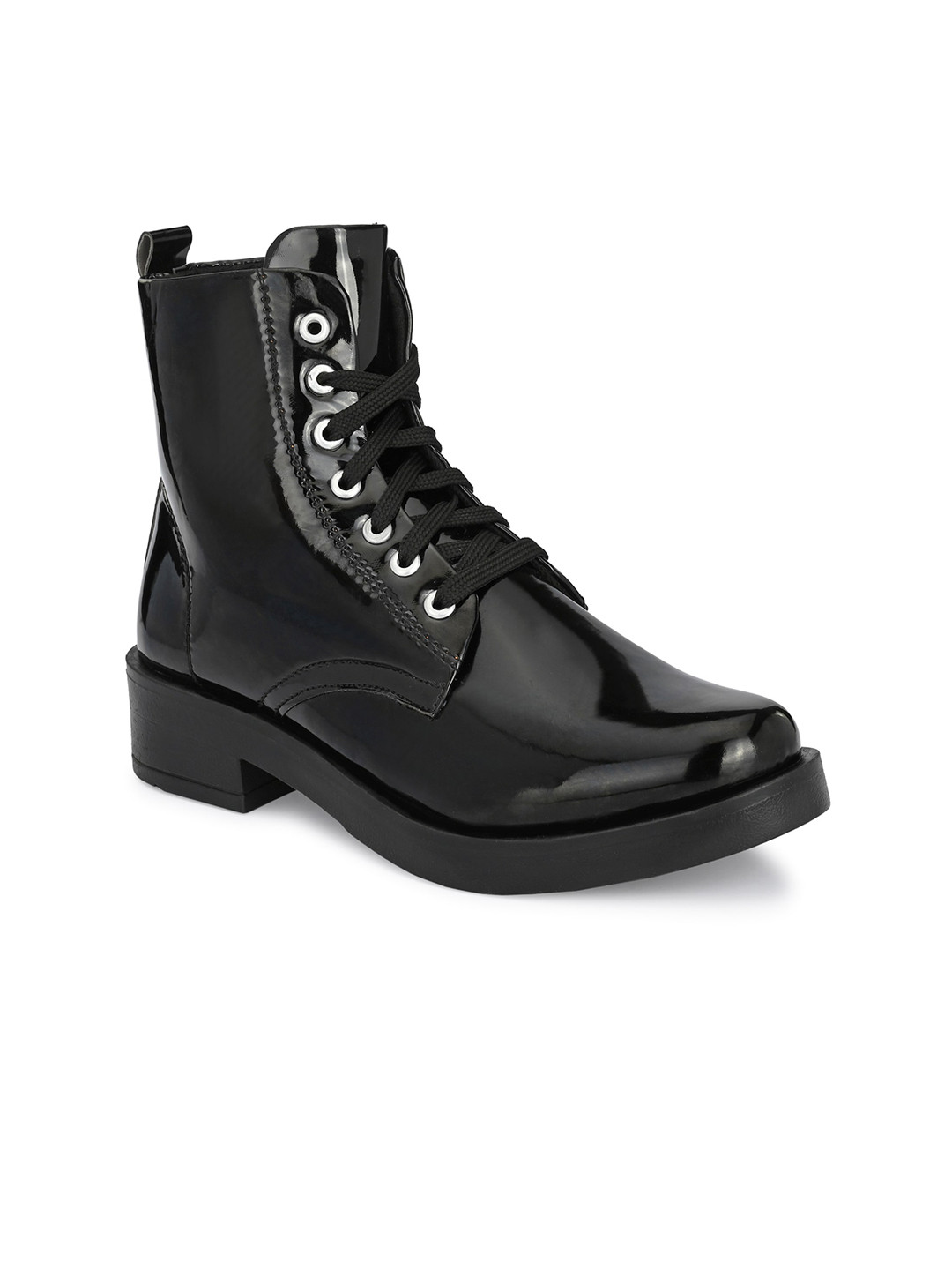 Buy AfroJack Women Black Solid Casual Chelsea Boots - Boots for Women ...