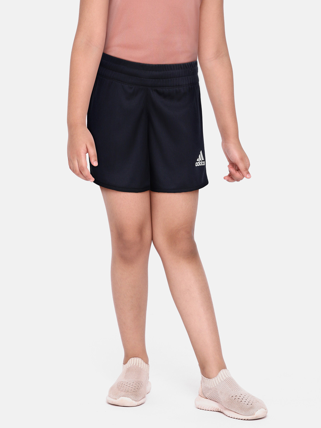 Buy ADIDAS Girls Navy Blue Solid Shorts - Shorts for Girls 18460248 ...