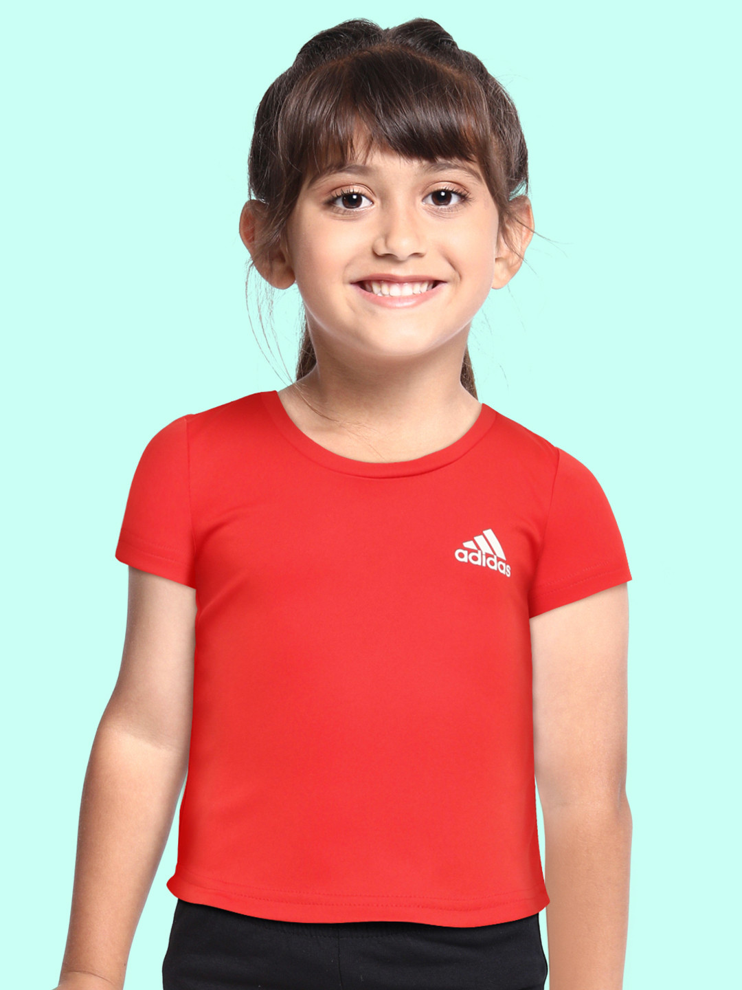 Buy ADIDAS Girls Red T Shirt - Tshirts for Girls 18460276 | Myntra
