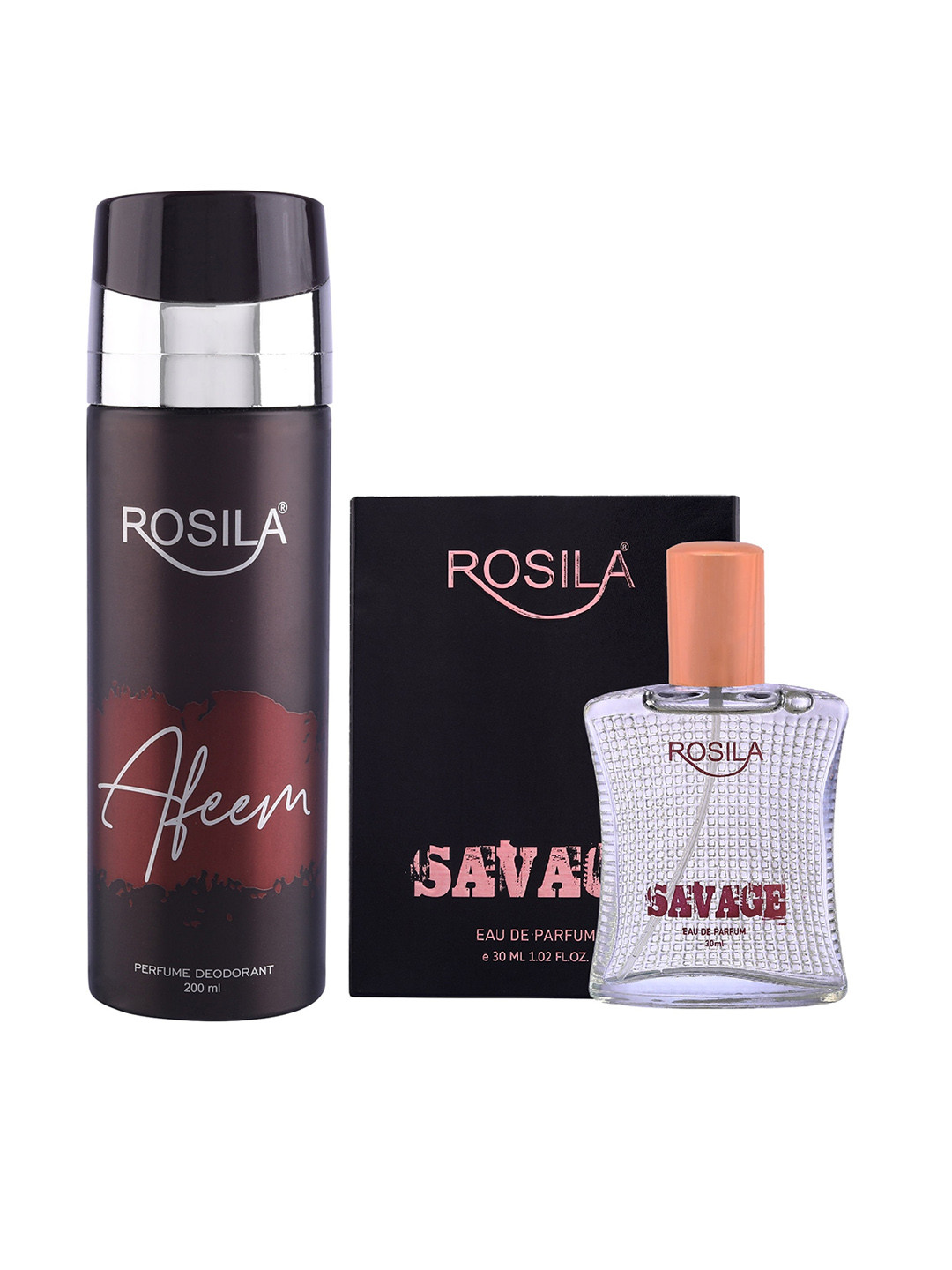 Buy ROSILA Combo Of AfeemDeo With Savage 30ml - Perfume for Unisex ...