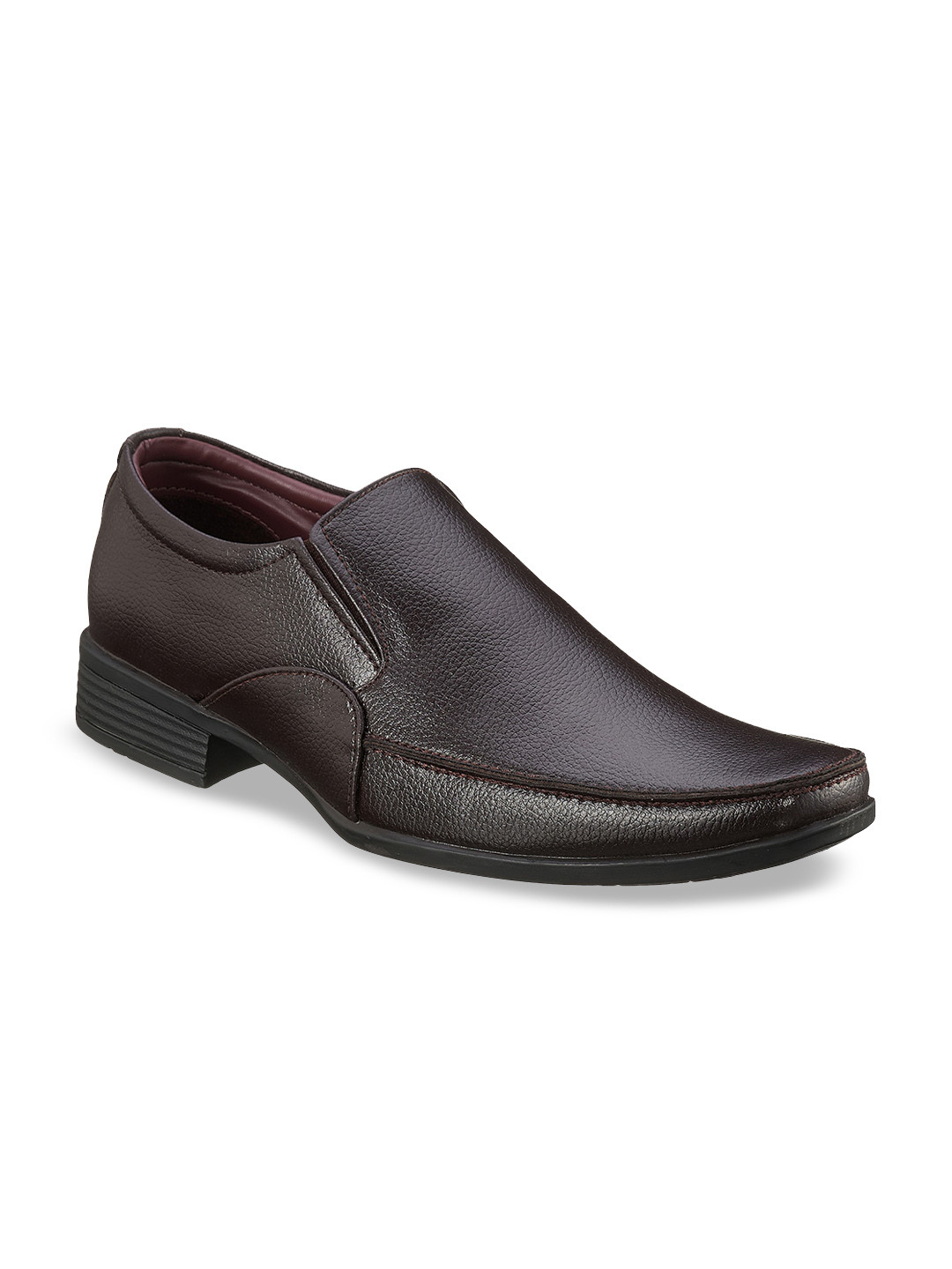 Buy Duke Men Brown Solid Formal Slip Ons - Formal Shoes for Men ...