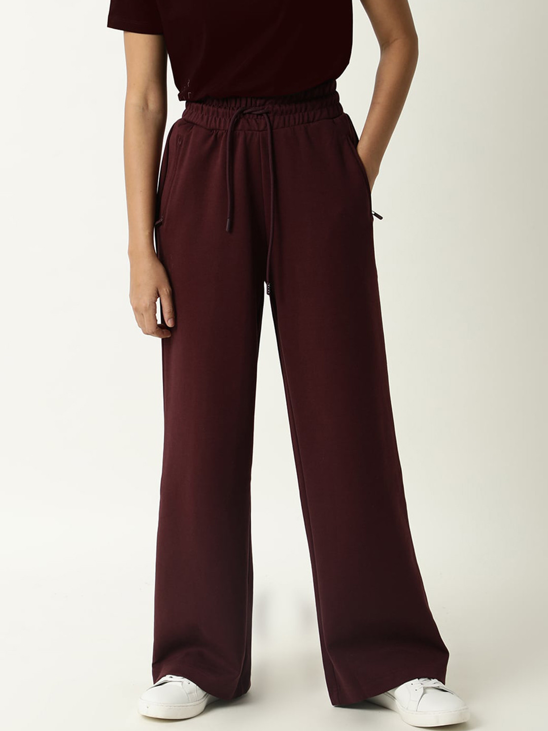 Buy ARTICALE Women Brown Solid Slim Fit Track Pants - Track Pants for ...