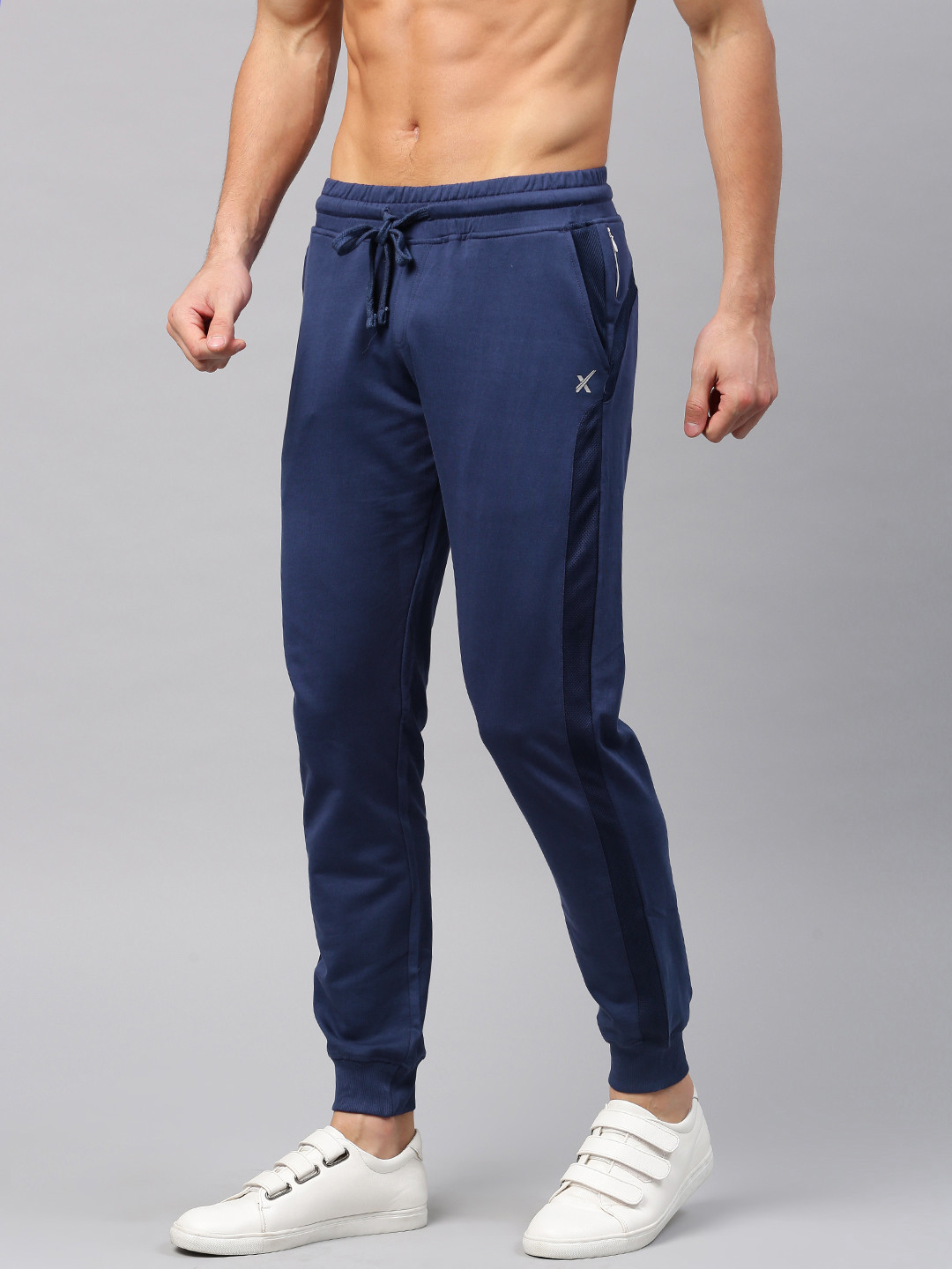 Buy HRX Active By Hrithik Roshan Blue Joggers - Track Pants for Men ...