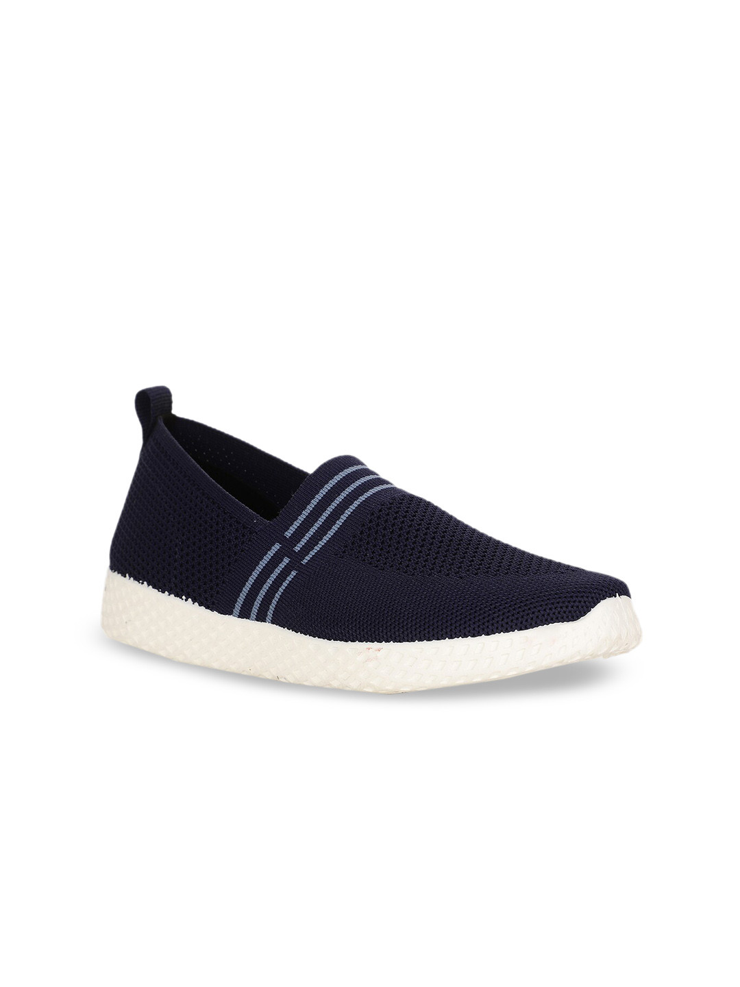 Buy Bata Women Blue Woven Design Slip On Sneakers - Casual Shoes for ...