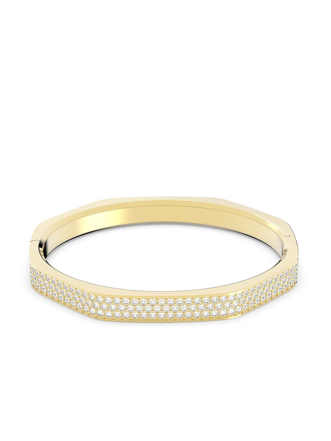 Buy SWAROVSKI Gold Plated White Octagon Dextera Bangle - Bangle for ...