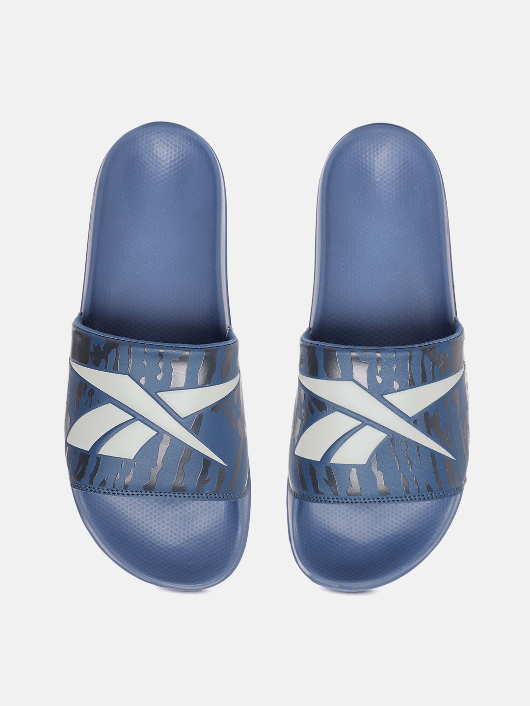 Buy Reebok Unisex Brand Logo Printed Sliders - Flip Flops for Unisex ...