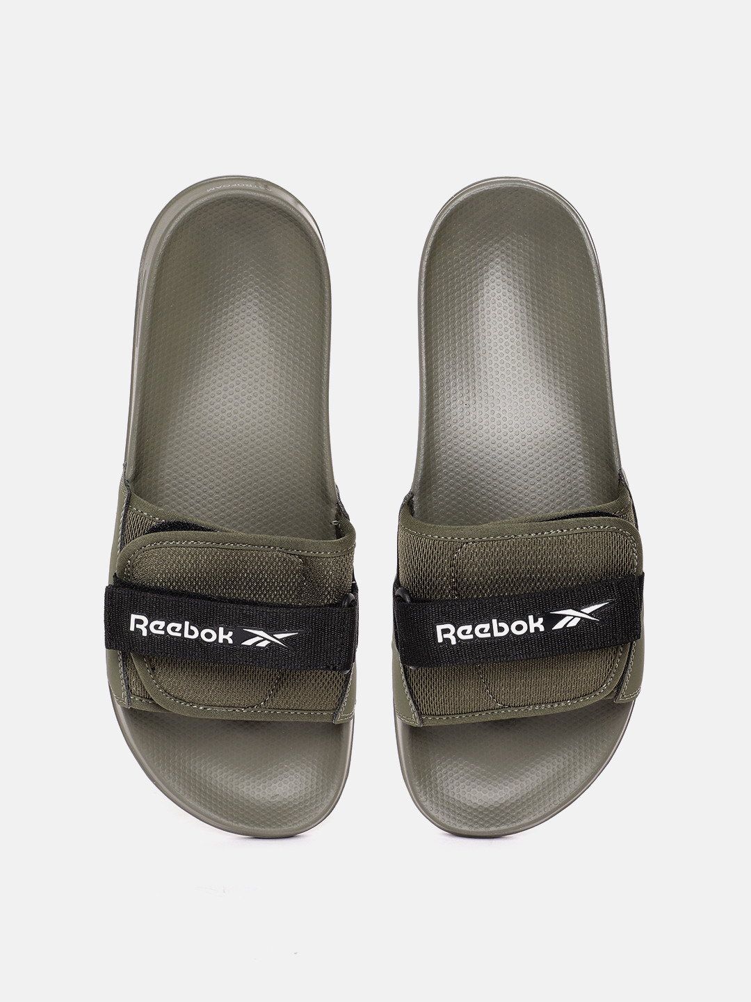 Buy Reebok Unisex Brand Logo Printed Sliders - Flip Flops for Unisex ...