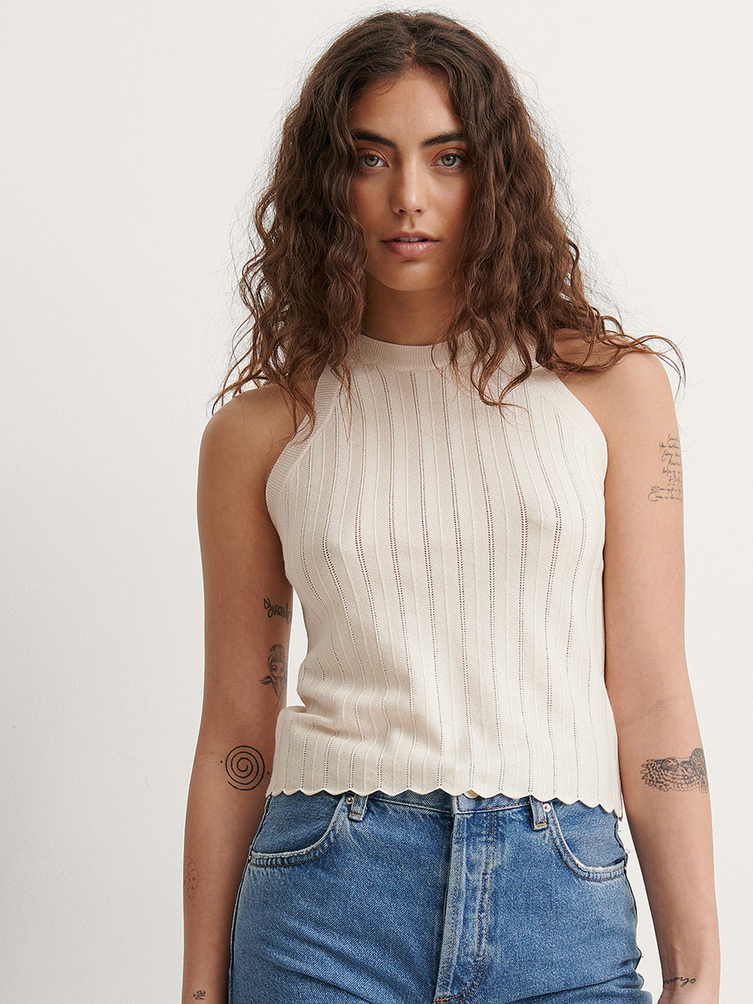 Buy NA KD Off White Solid Top - Tops for Women 18518132 | Myntra
