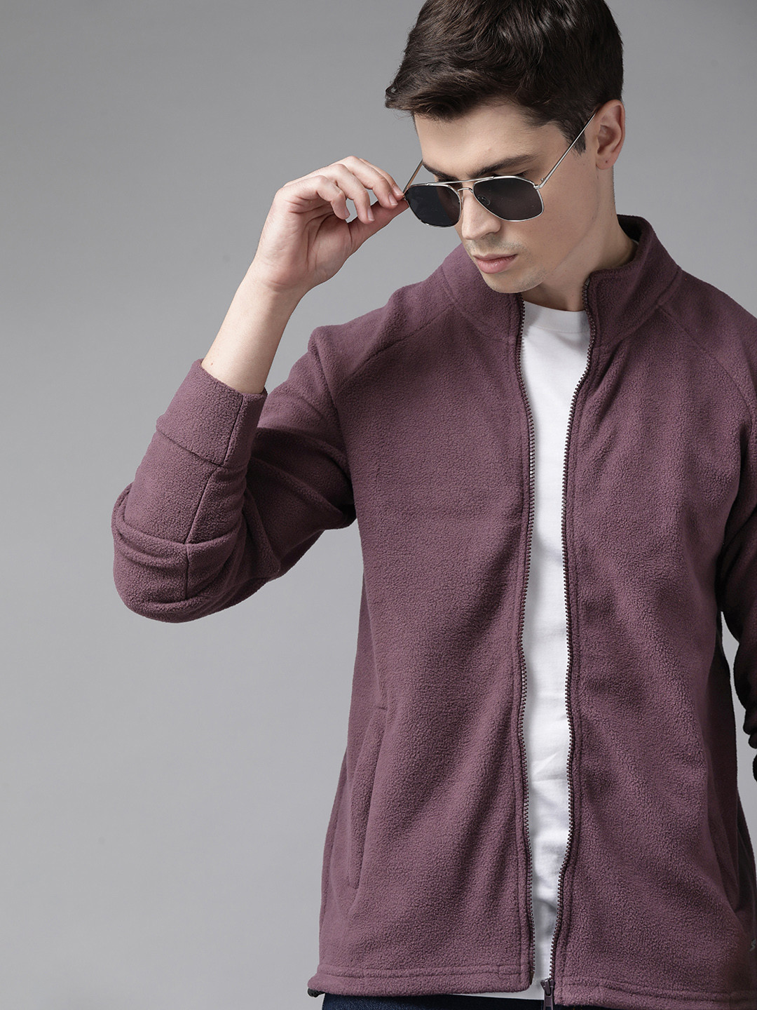Buy Roadster Men Purple Tailored Jacket - Jackets for Men 18523644 | Myntra