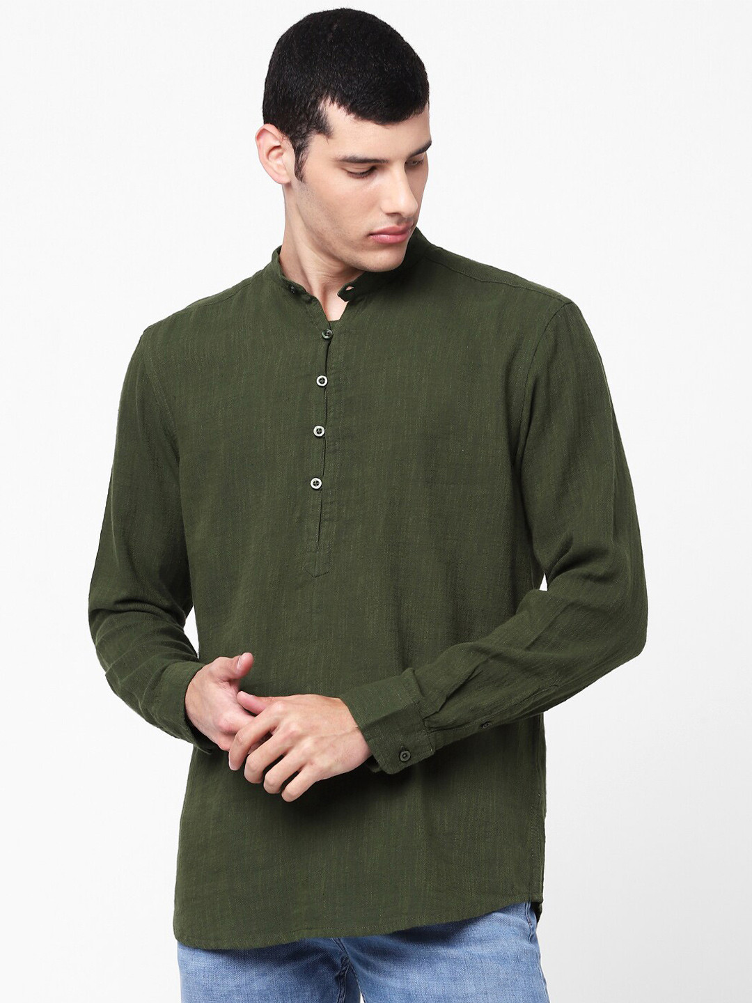 Buy Celio Men Green Casual Shirt - Shirts for Men 18523896 | Myntra