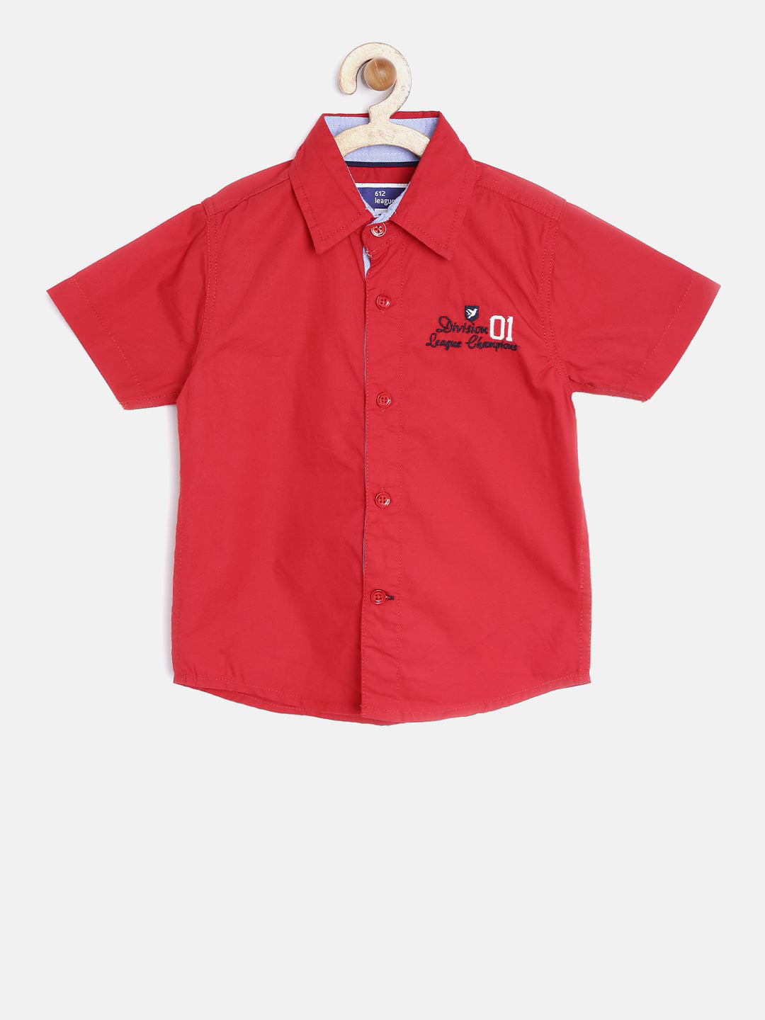 Buy 612 League Boys Red Casual Shirt - Shirts for Boys 1853543 | Myntra