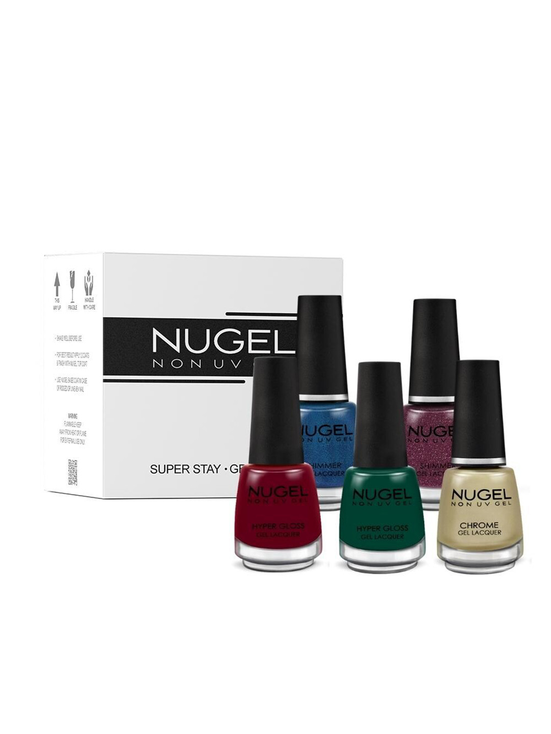 Buy NUGEL Set Of 5 Royal Collection Nail Polish 65ml - Nail Polish for ...