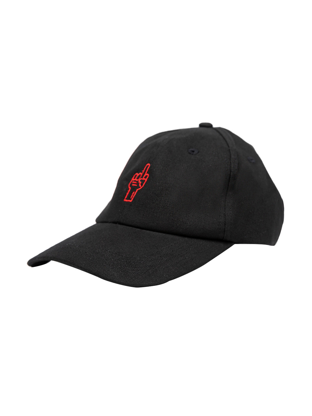 Buy FRATERNITY Men Black & Red Embroidered Baseball Cap - Caps for Men ...