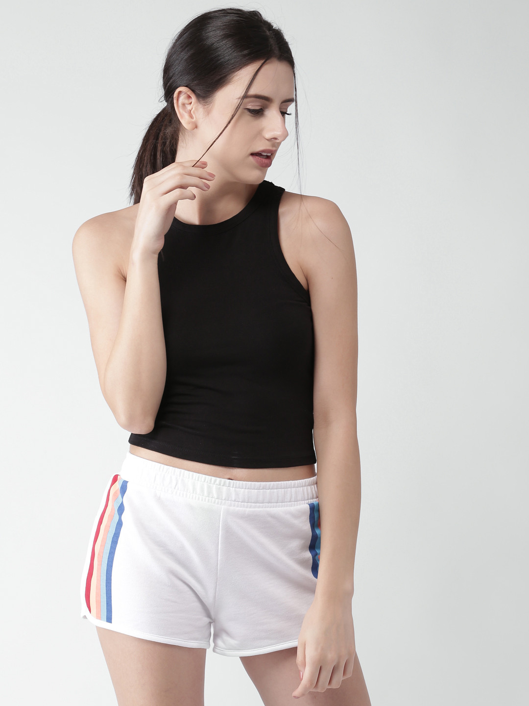 Buy FOREVER 21 Women Black Solid Tank Top - Tops for Women 1857770 | Myntra