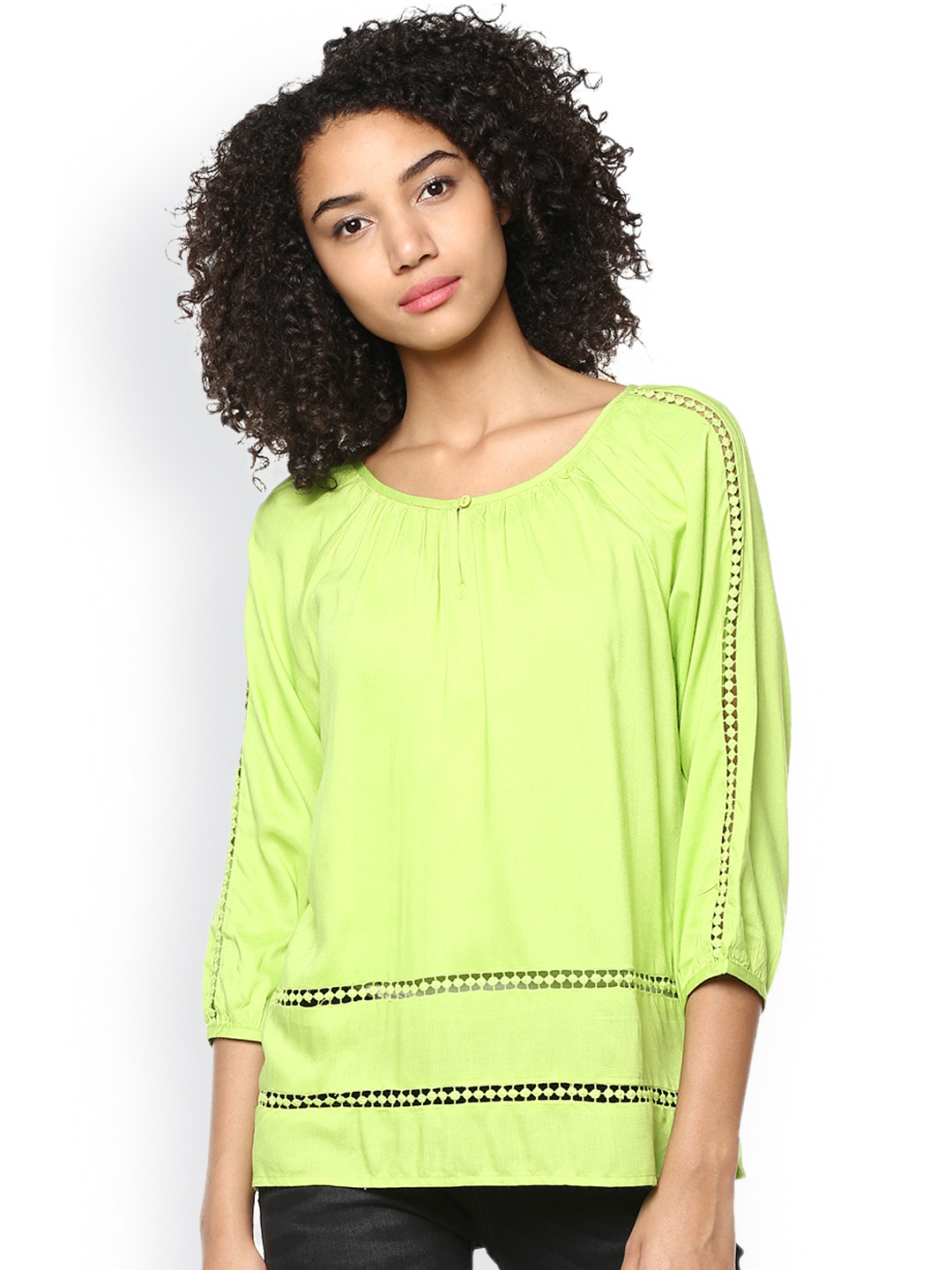 Buy Harpa Lime Green Top - Tops for Women 1859394 | Myntra