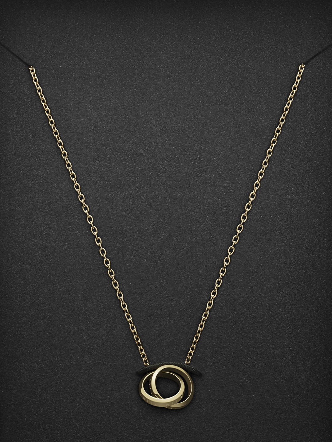 Buy Daniel Wellington Women Gold Toned Gold Plated Necklace - Necklace ...