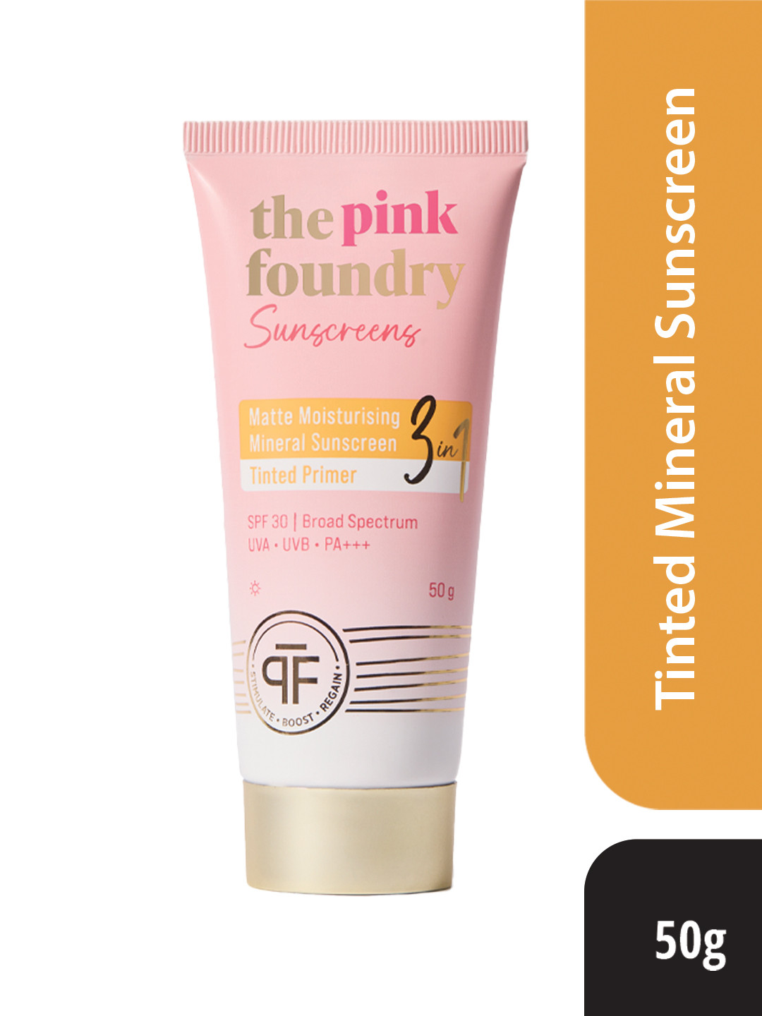 Buy The Pink Foundry Tinted Matte Moisturising Mineral SPF 30 Sunscreen ...
