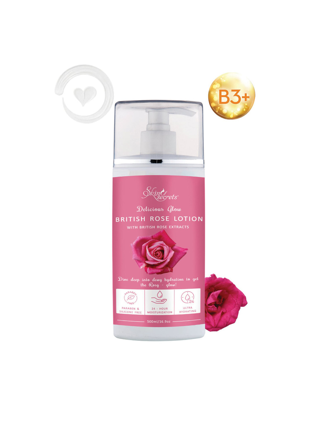 Buy Skin Secrets Delicious Glow British Rose Body Lotion With ...