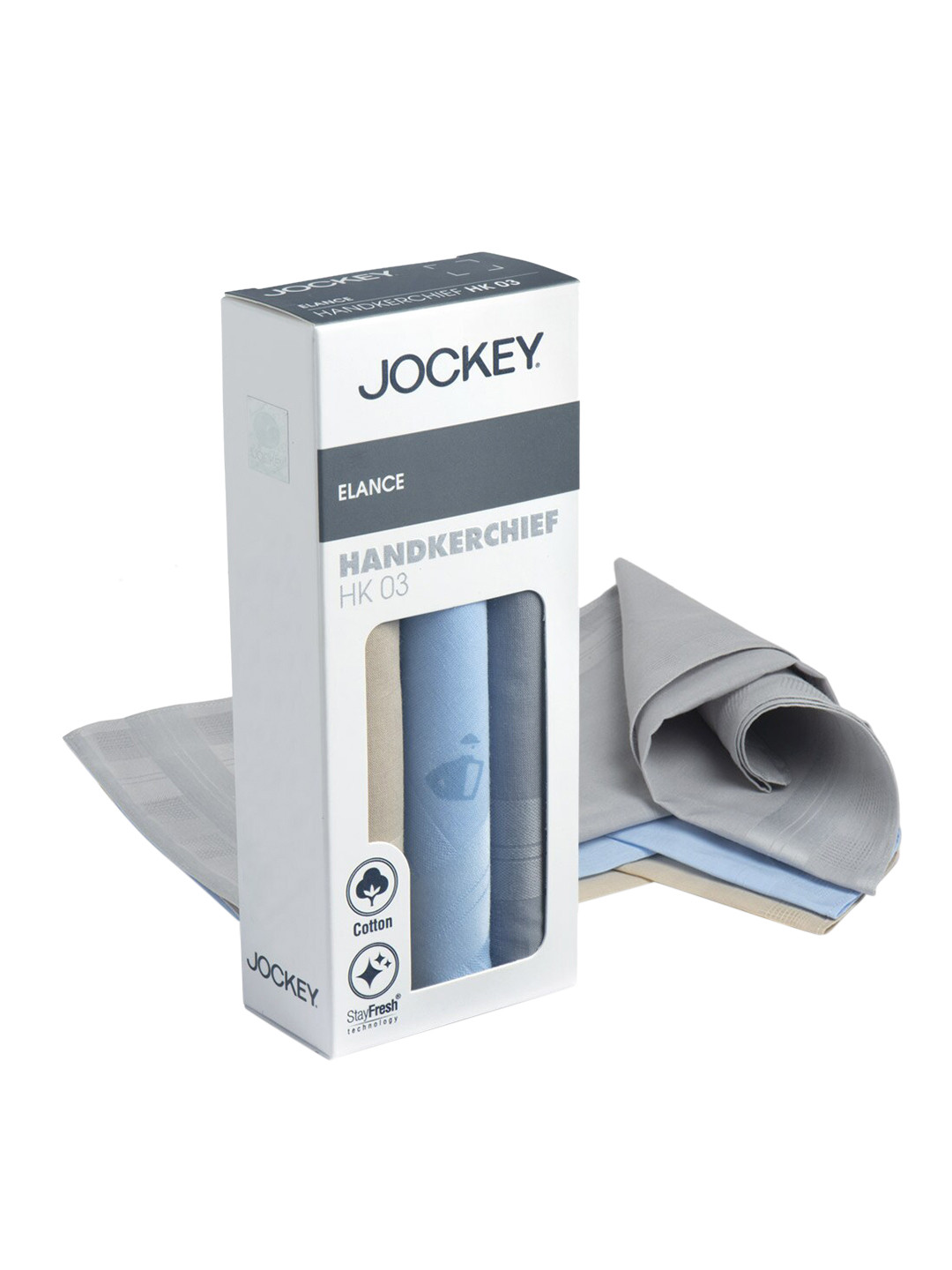 Buy Jockey Pack Of 3 Super Combed Cotton Handkerchief With StayFresh ...