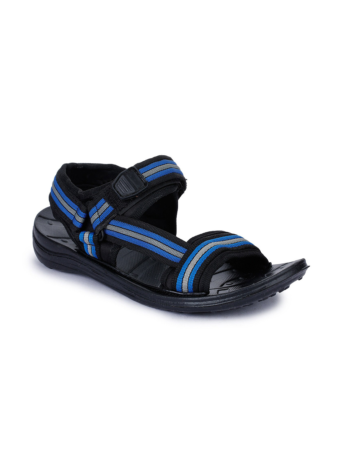 Buy Liberty Men Blue & Black Comfort Sandals - Sandals for Men 18629992 ...