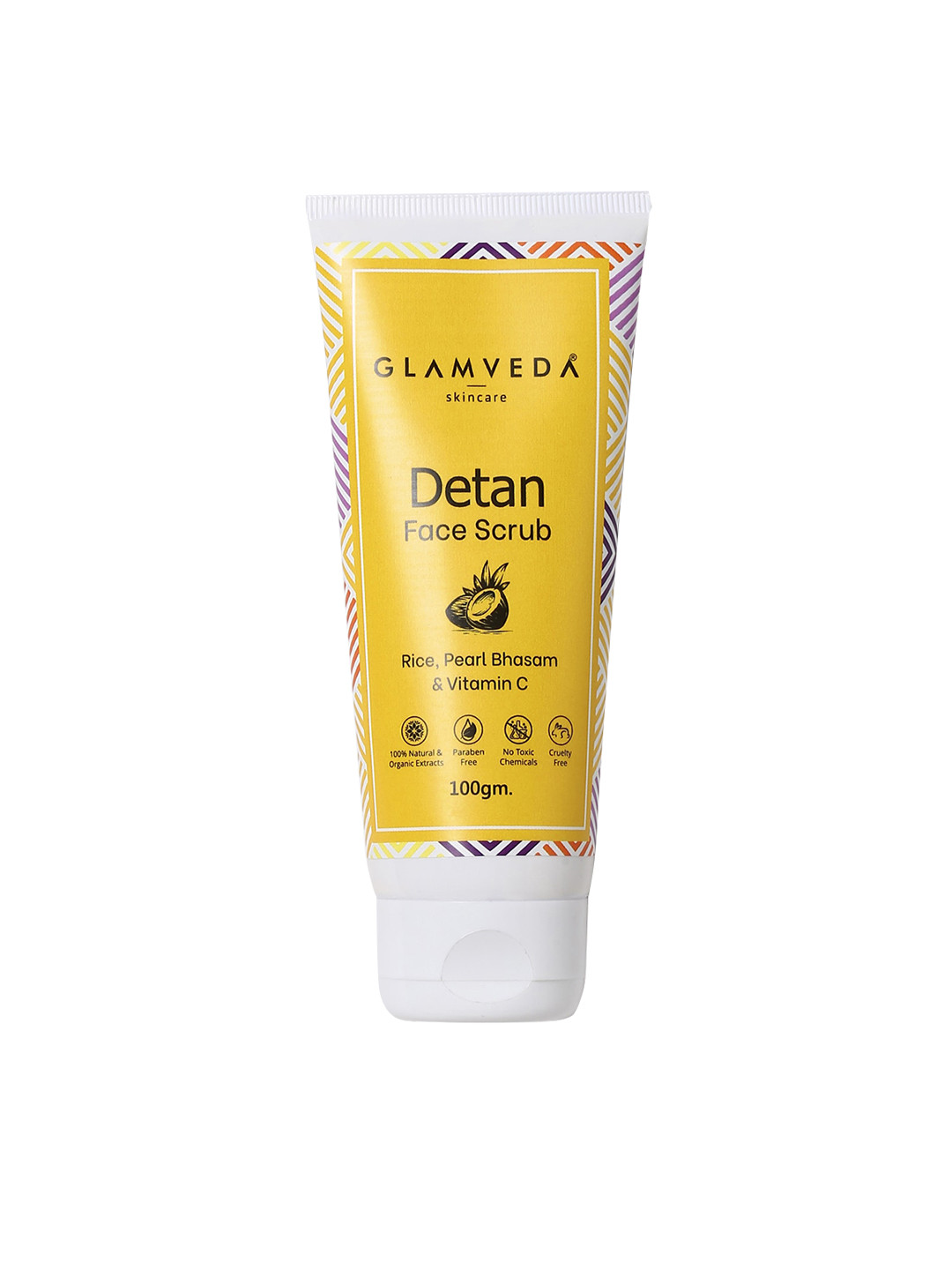 Buy GLAMVEDA Detan Scrub 100g - Face Scrub And Exfoliator for Women ...