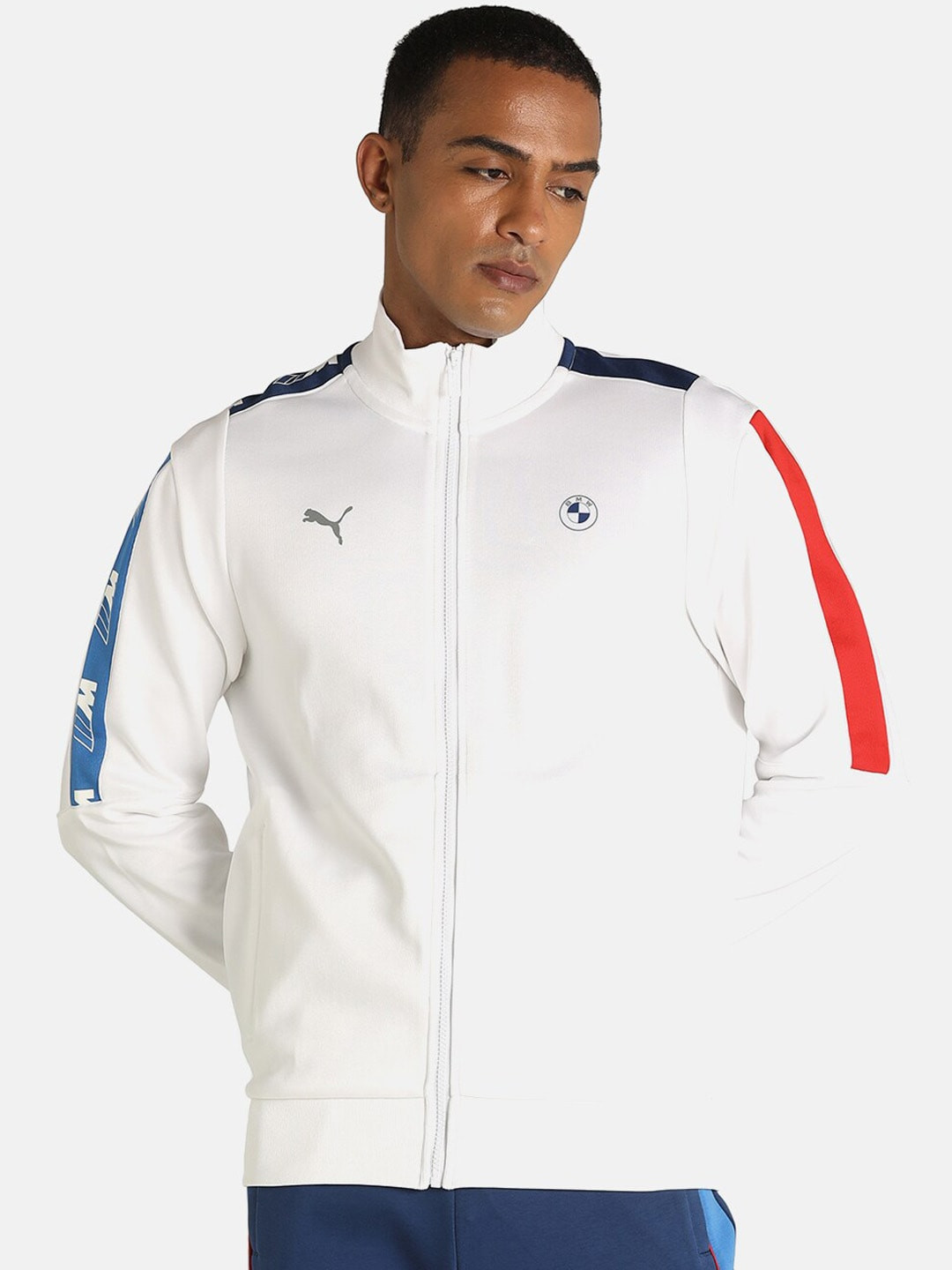 Buy PUMA Motorsport Men White Motorsport Jacket - Jackets for Men ...