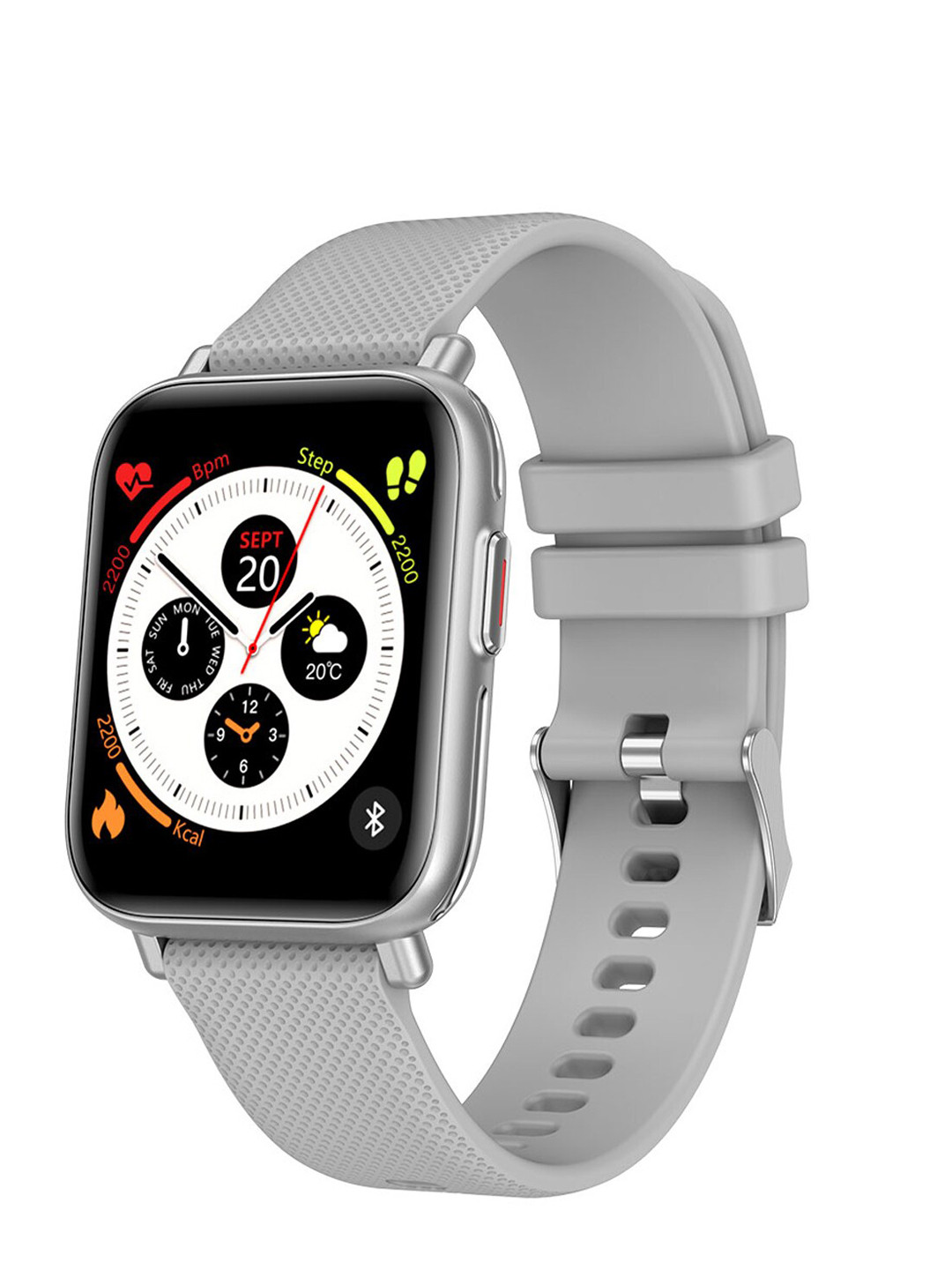 Buy French Connection Grey Solid Touch Screen Smartwatch & Smart Phone ...