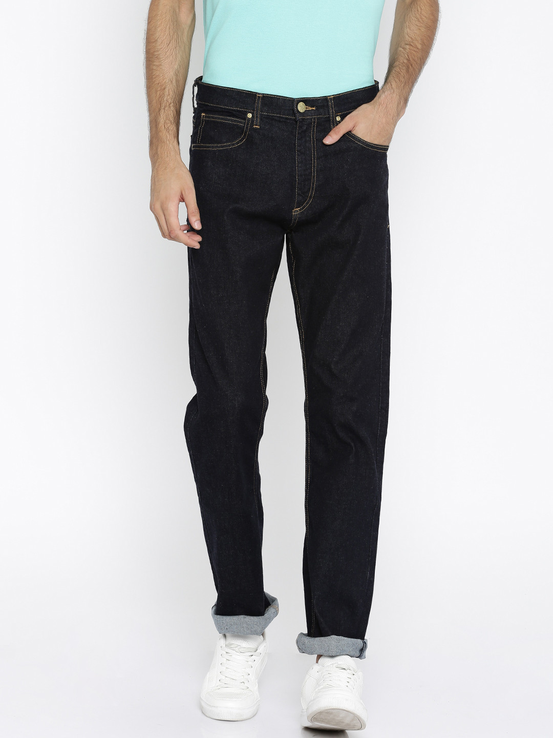 Buy Lee Men Blue Rodeo Regular Fit Stretchable Jeans - Jeans for Men ...