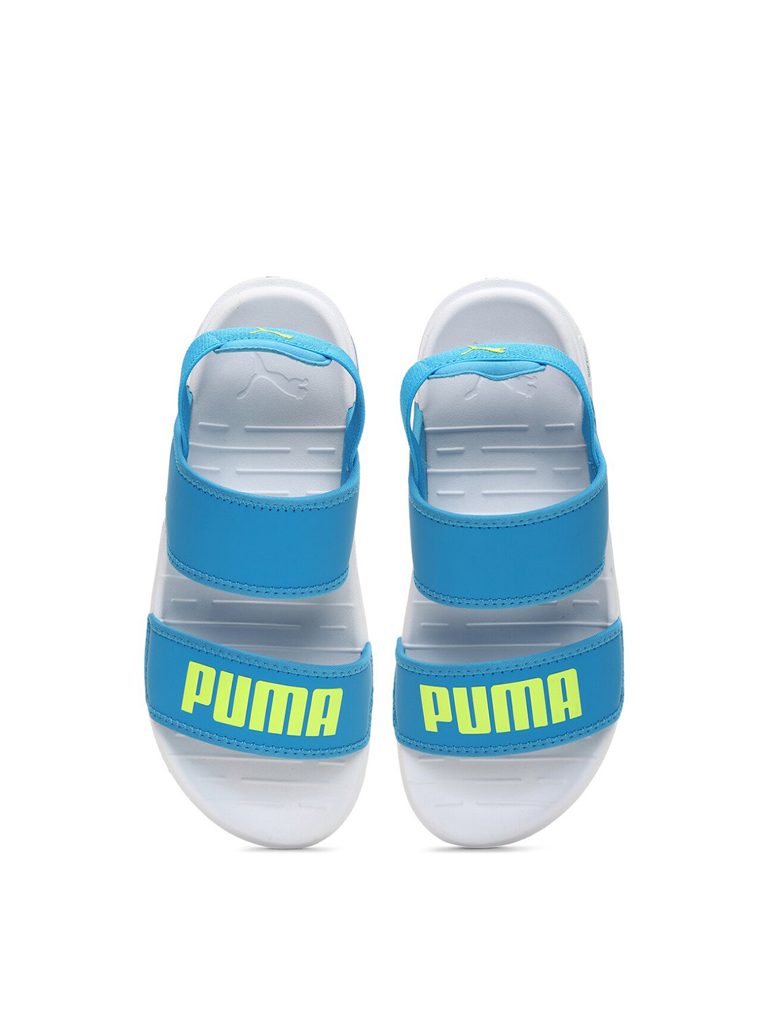 Buy Puma Unisex Kids Blue & Green Comfort Sandals - Sandals for Unisex ...