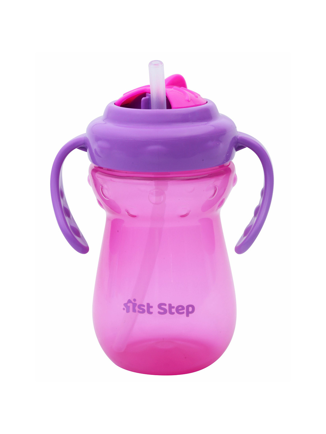 Buy 1st Step Infant Pink & Transparent Straw Sipper Cup - Baby Sippers ...