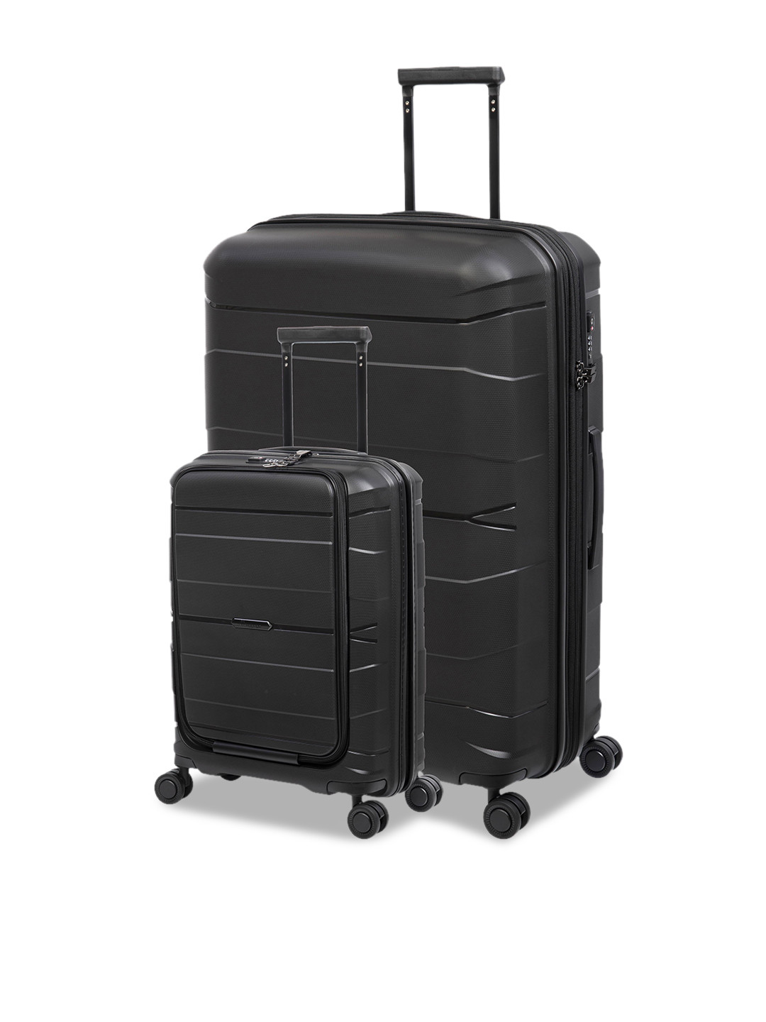 Buy IT Luggage Set Of 2 Solid Hard Sided Trolley Suitcases - Trolley ...