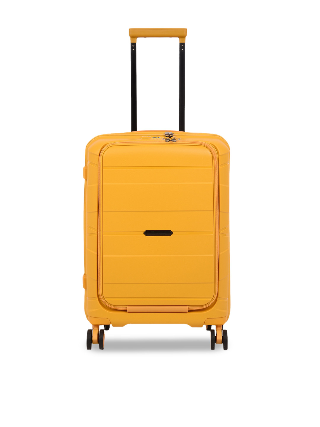 Buy IT Luggage Yellow Solid Hard Sided Small Trolley Bag - Trolley Bag ...