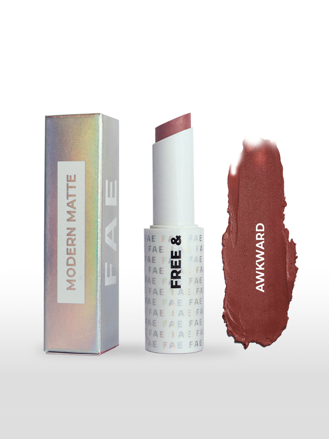 Buy FAE BEAUTY Modern Matte Lipstick 3.5 G Shade Awkward (Rose Brown ...