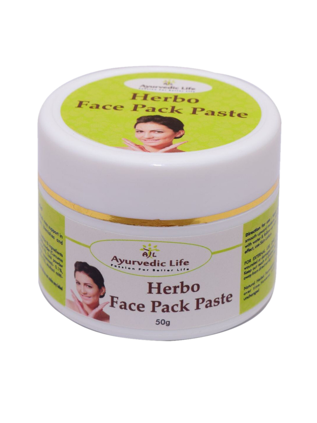 Buy Ayurvedic Life Herbo Face Pack Paste With Multani Mitti & Neem 50 G ...