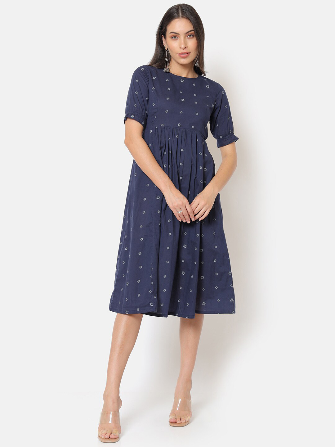 Buy Saaki Blue Dress - Dresses for Women 18669802 | Myntra